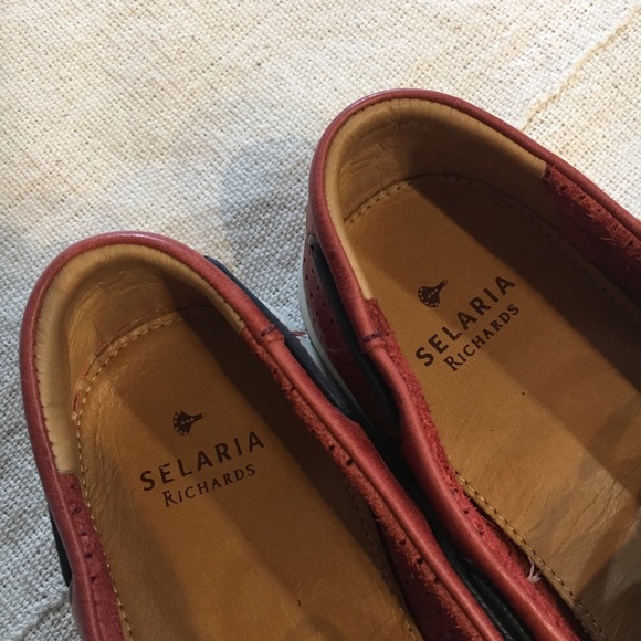 Selaria Richards | Shoes | Selaria Richards Designer Leather Loafers ...